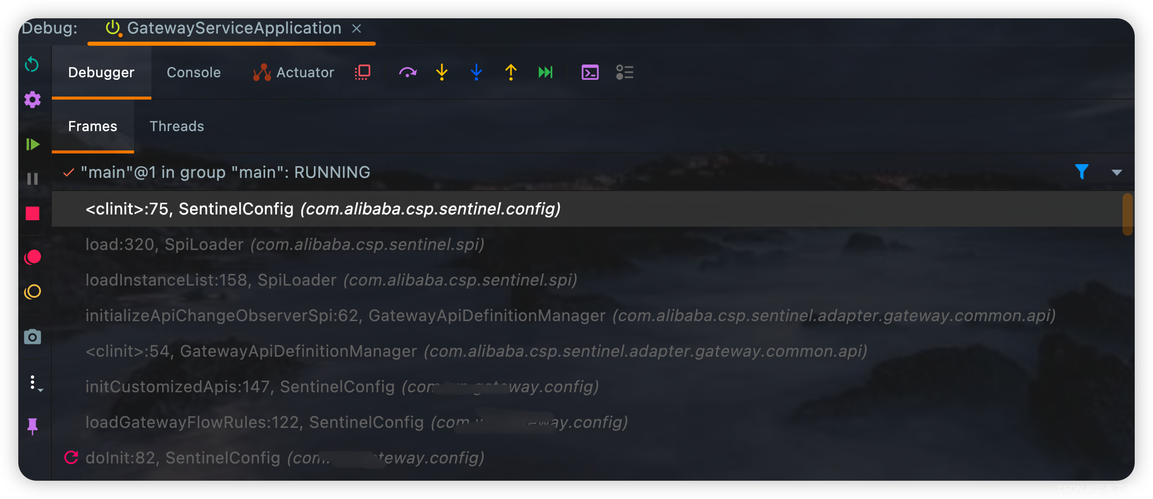 spring cloud alibaba 应用无法注册到sentinel dashboard_error processing condition on com.alibaba.cloud ...