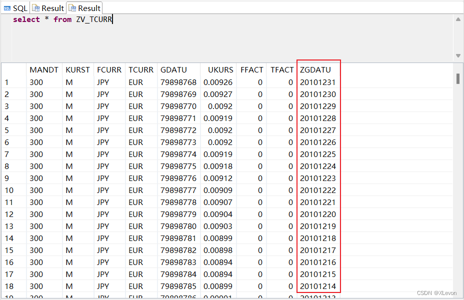【sap Abap】关于sap汇率表 Tcurr 的cds开发实例 Sap 汇率表 Csdn博客