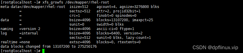 Red Hat7.6新增硬盘扩充到/dev/mapper/rhel-root_red linux server release 7.6 gpt扩容磁盘-CSDN博客