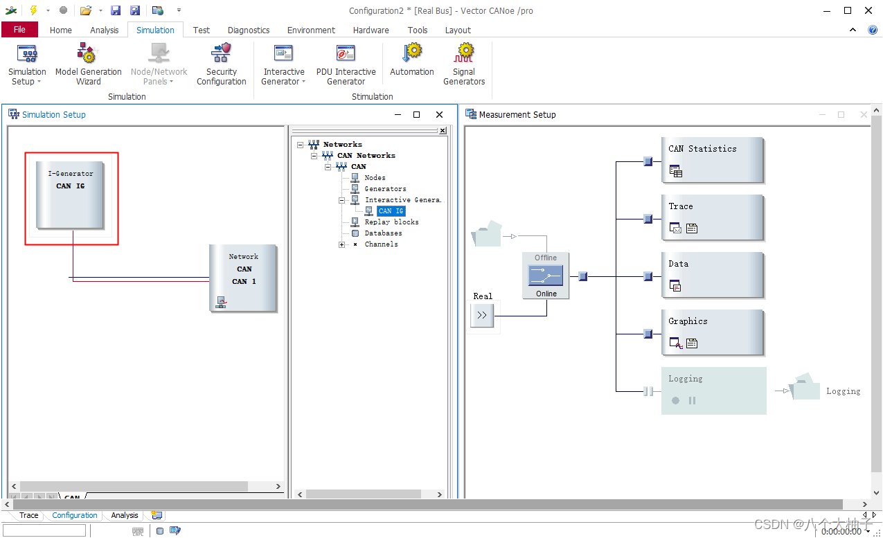 【CAN】CANoe 12 使用简介 及 Replay Block报文回放_canoe回放报文-CSDN博客