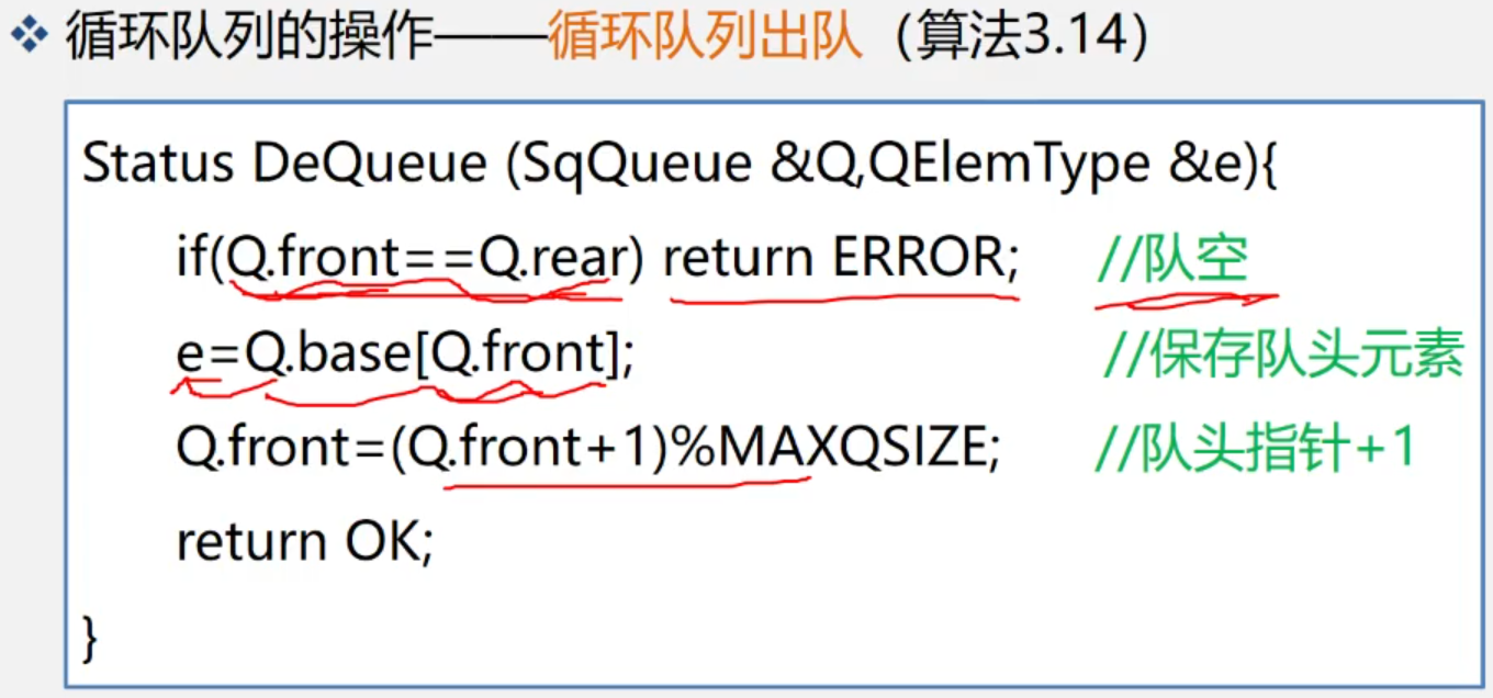 数据结构14——队列的顺序和链式的表示和操作的实现 Csdn博客