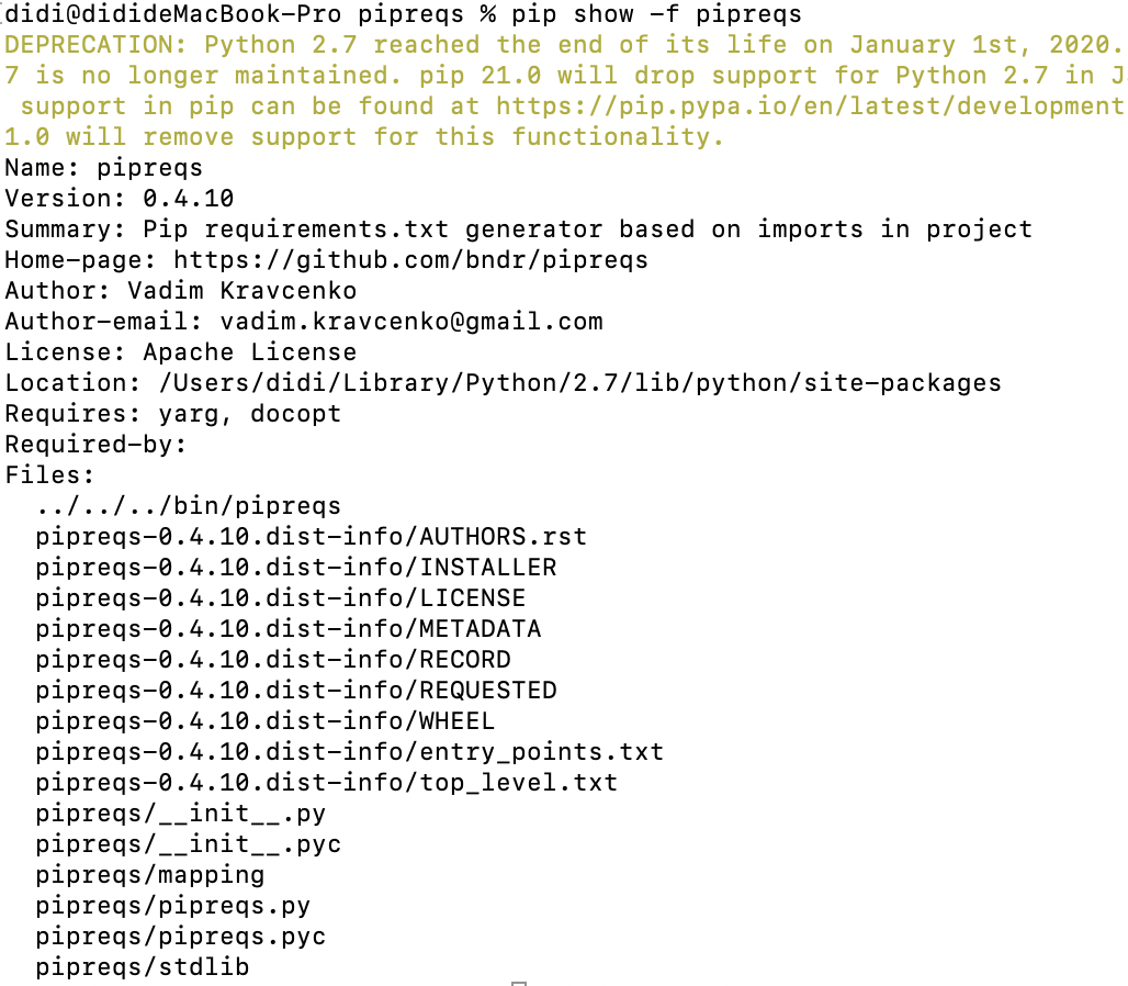 【Python】pip模块部署——组件virtualenv和pipreqs_python 2.7 pipreqs-CSDN博客