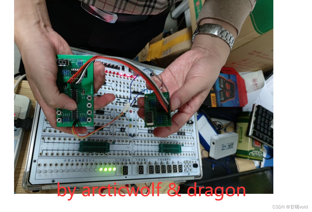 HNU-电子测试平台与工具-八人抢答器实验报告_74ls75芯片真值表-CSDN博客