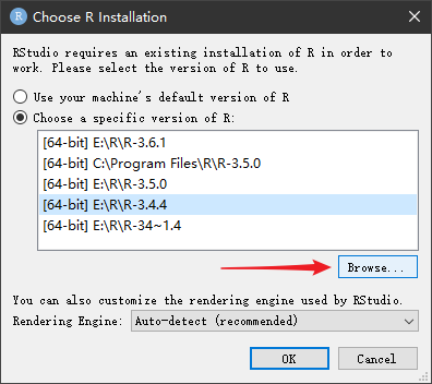 打开RStudio出现error starting R问题_choose r installation怎么选-CSDN博客