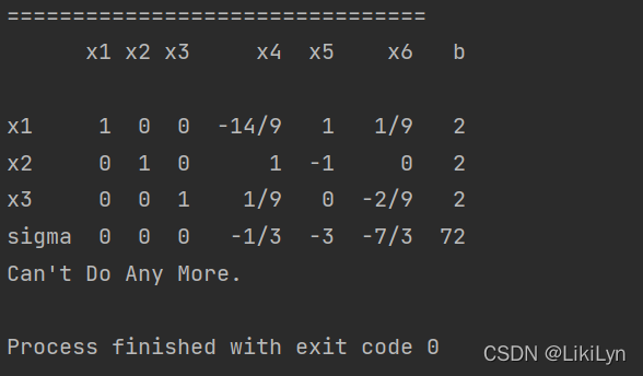 对偶单纯形法的python实现对偶单纯形法的原代码 Csdn博客