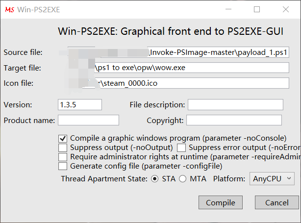 学习记录--免杀篇_ps2exe-CSDN博客