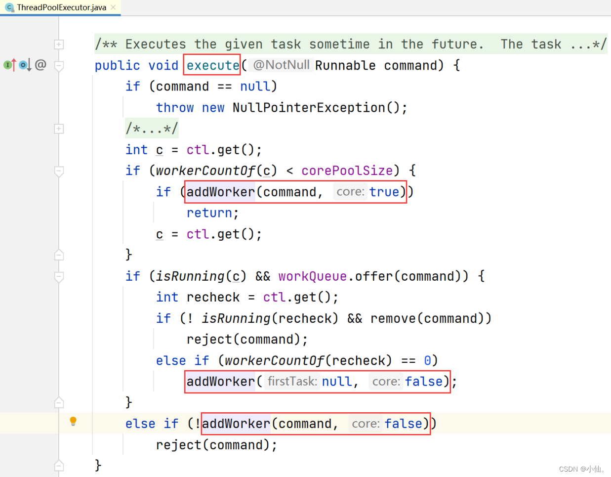 Java Multi -Thing -"Hilo de trabajo del grupo de hilos - programador clic