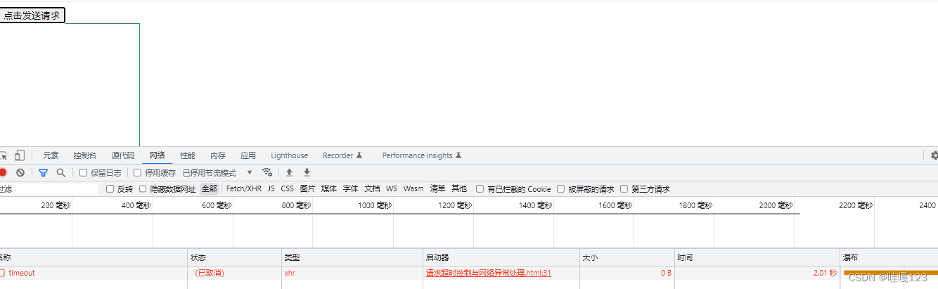 Ajax学习:Ajax请求超时控制与网络异常处理_ajax 超时中断请求-CSDN博客