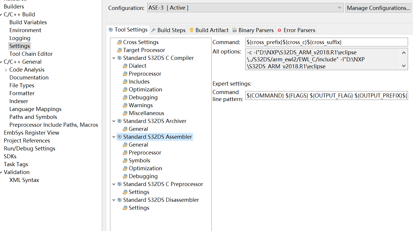 S32 Design Studio项目属性配置解析_s32ds linked resources-CSDN博客