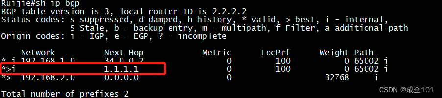 锐捷BGP基础实验+命令解释_锐捷ibgp配置命令-CSDN博客
