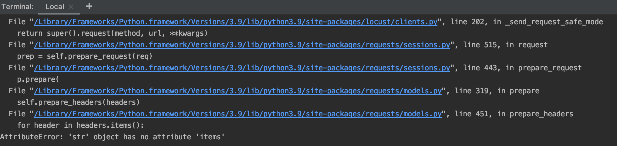 【已解决】AttributeError: ‘str‘ object has no attribute ‘items‘_attributeerror: 'str' object has no ...