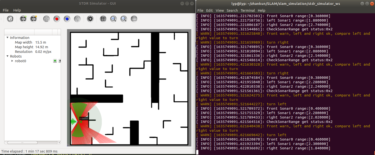 基于STDR的ROS小车超声波避障策略仿真实验_使 stdr进 ros 超声波避障策略仿真实验-CSDN博客