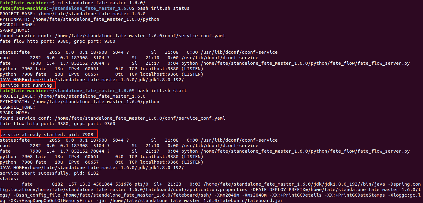 【联邦学习FATE框架实战】（一）FATE1.6单机部署教程_fate安装目录在哪看-CSDN博客