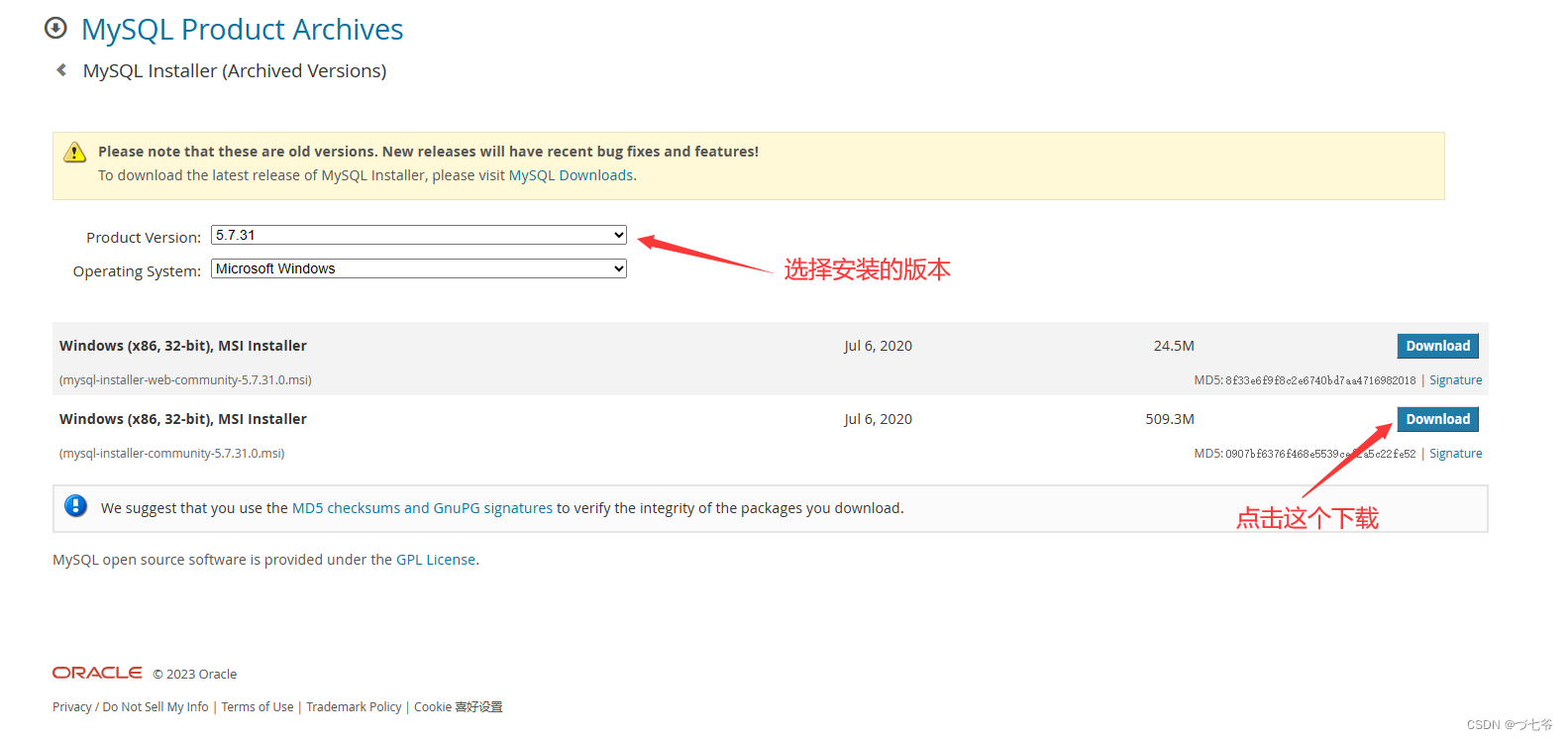 MySQL 5.7.31安装教程_mysql5.7.31安装教程-CSDN博客