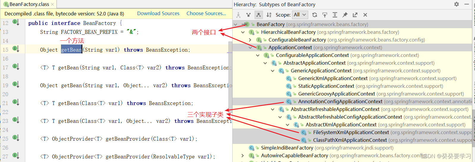 Spring一 Ioc Bean的实例化spring使用哪个ioc容器实例化bean Csdn博客