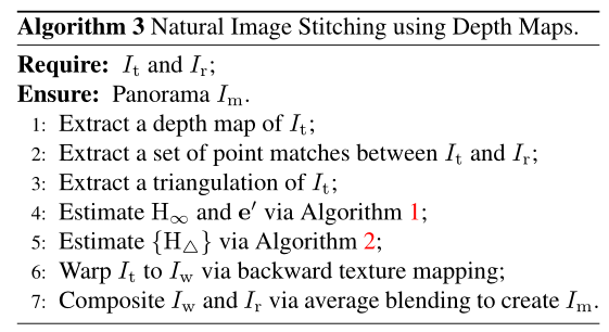 【论文精读】Natural Image Stitching Using Depth Maps-CSDN博客