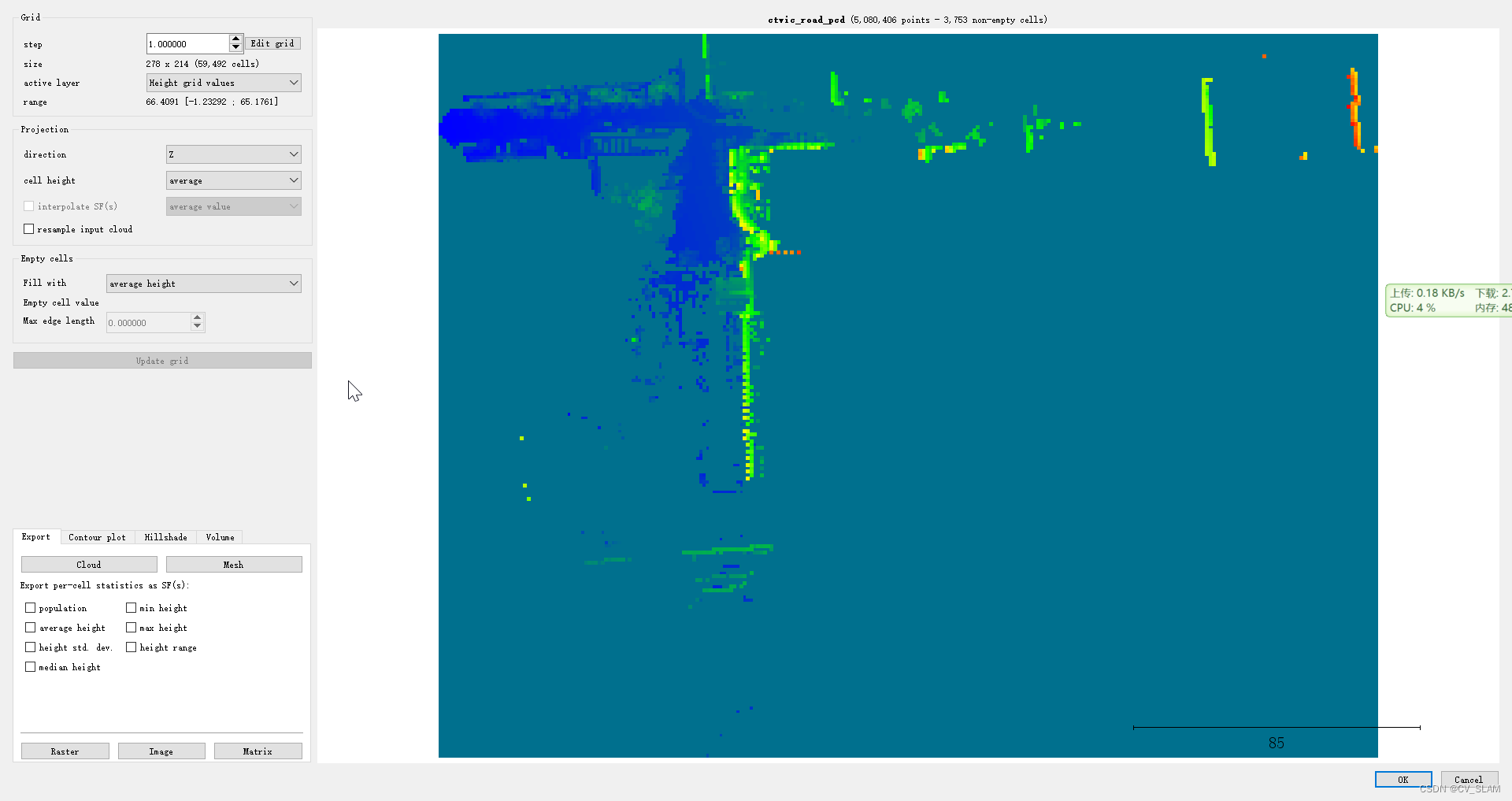 CloudCompare功能介绍-Rasterize_cloudcompare rasterize-CSDN博客