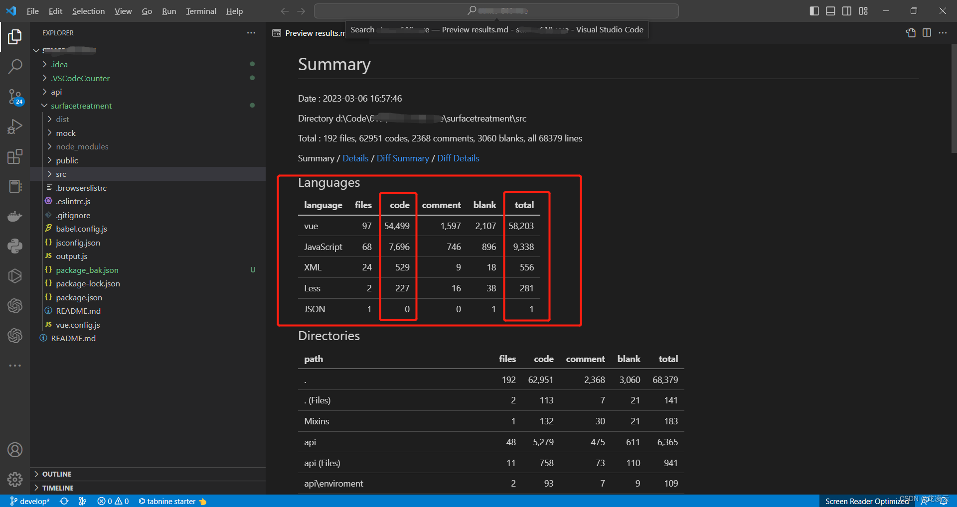 统计前端项目代码的总行数前端代码行数统计 Csdn博客