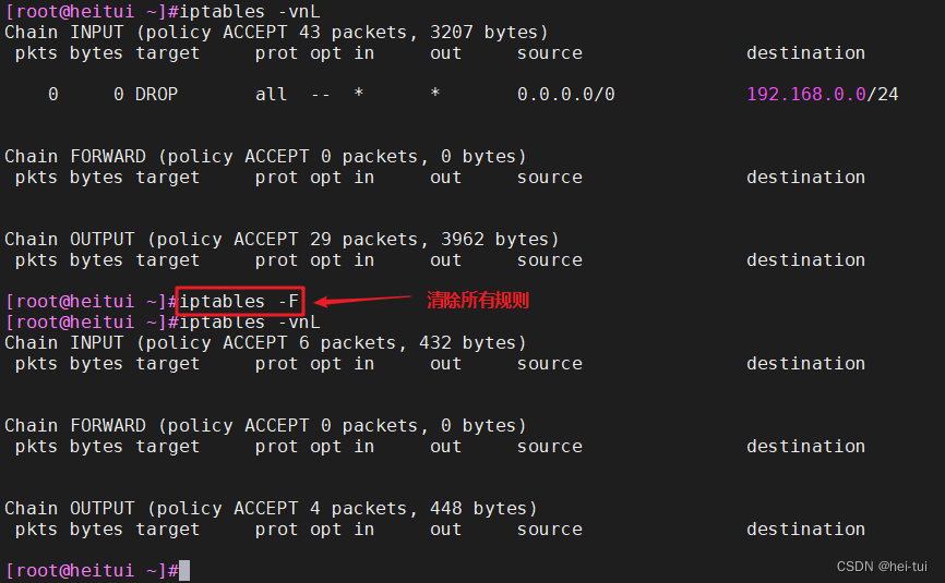 linux防火墙iptables_通过shell脚本配置防火墙规则ip黑名单-CSDN博客