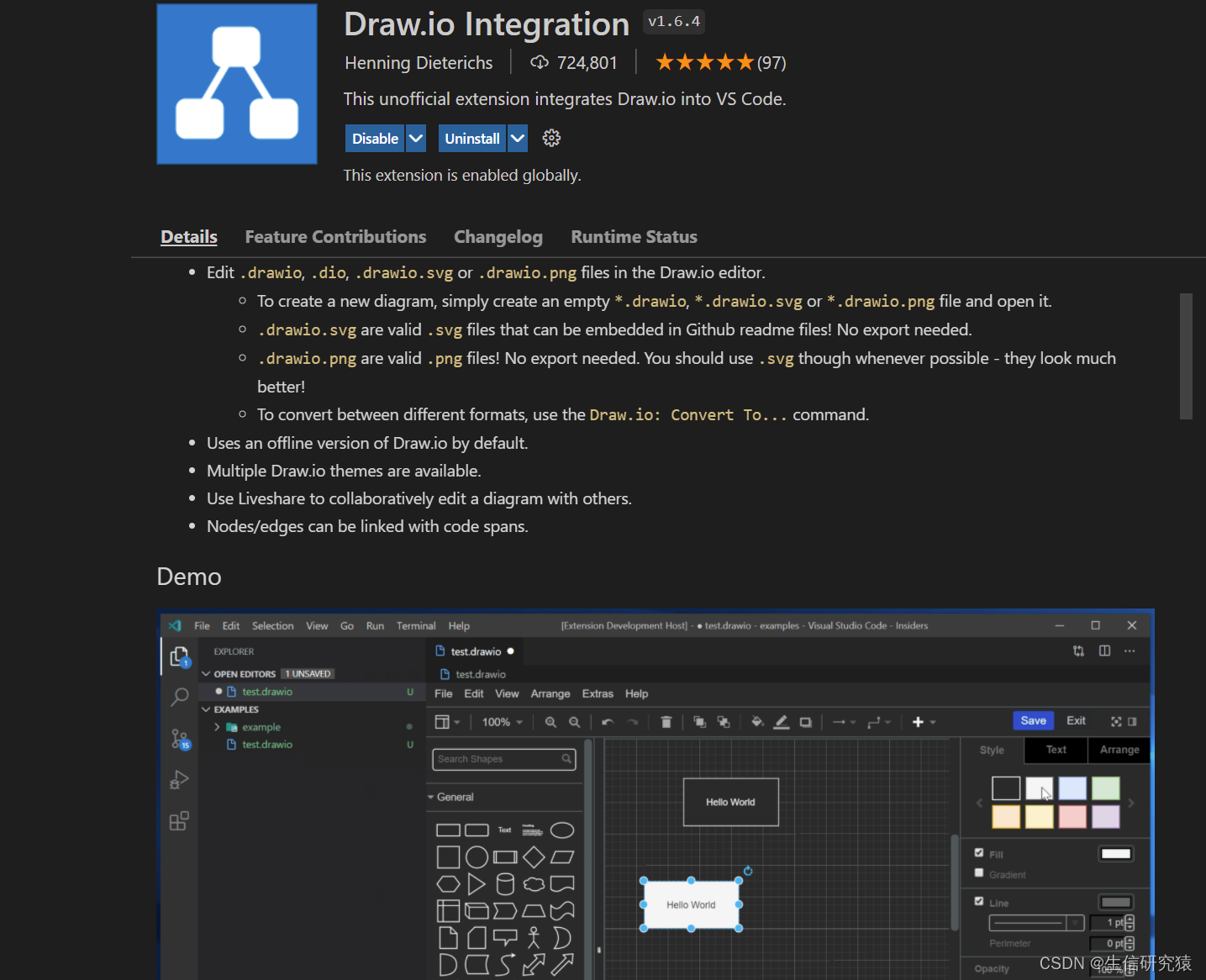 Vs code画流程图-Draw.io Integration-CSDN博客