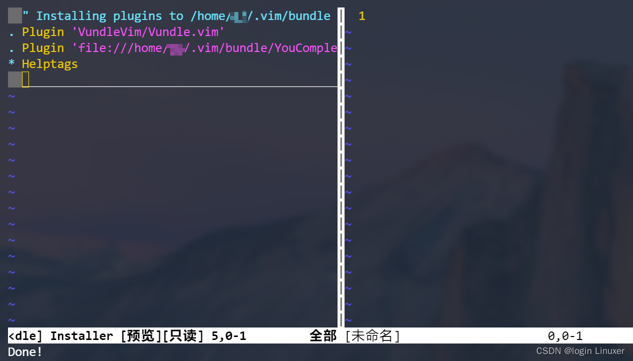 Vim安装youcompleteme插件实现cc代码提示vim代码提示插件login Linuxer的博客 Csdn博客