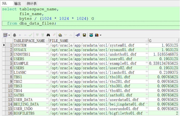 6.oracle表空间管理-创建大文件表空间_create bigfile tablespace-CSDN博客
