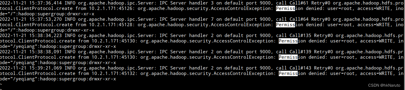 hdfs fuse_dfs 挂载后，fio dd测试，解决报错：权限不够 Permission denied I/O error constructing remote block ...