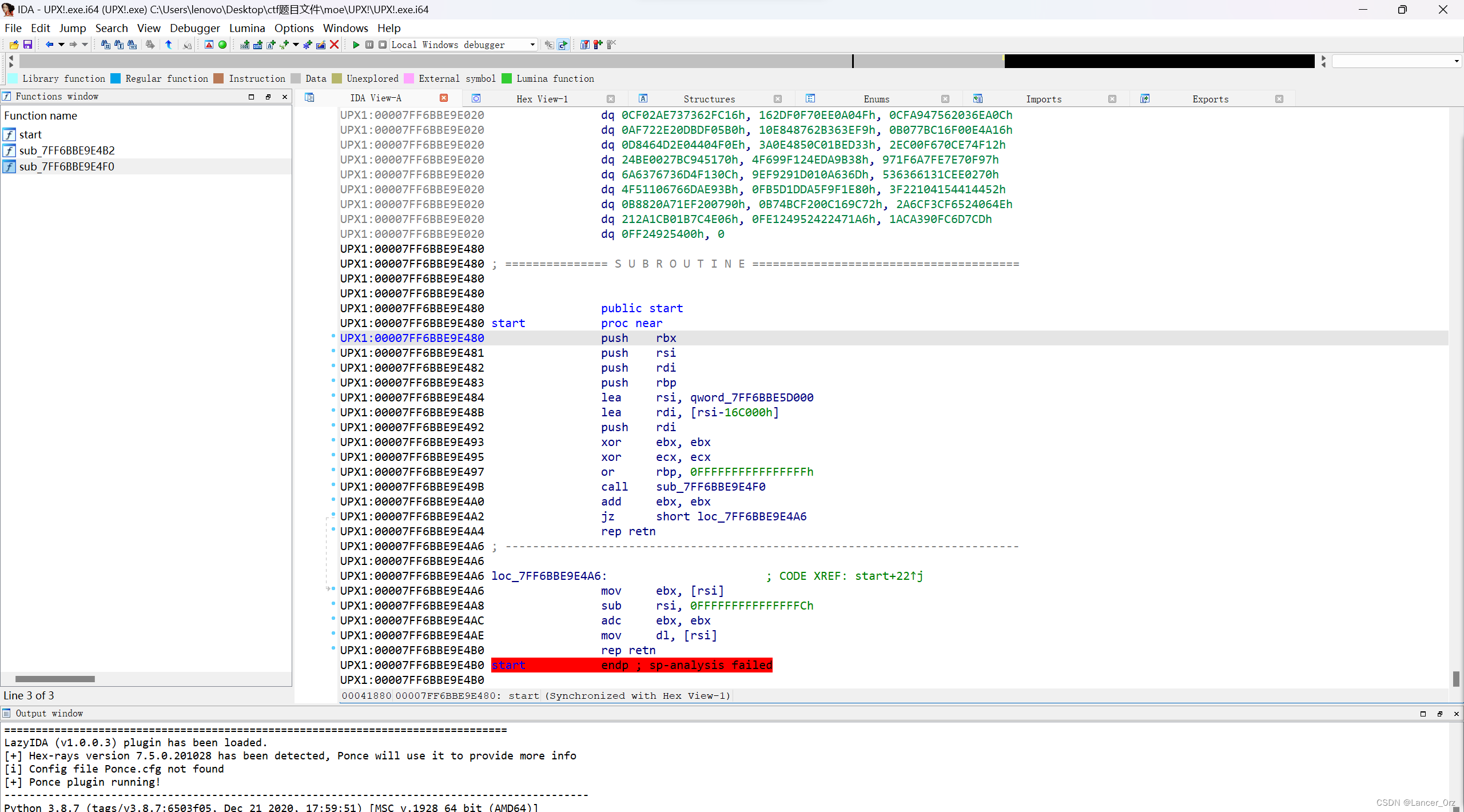 upx手动脱壳学习笔记_upx脱壳-CSDN博客