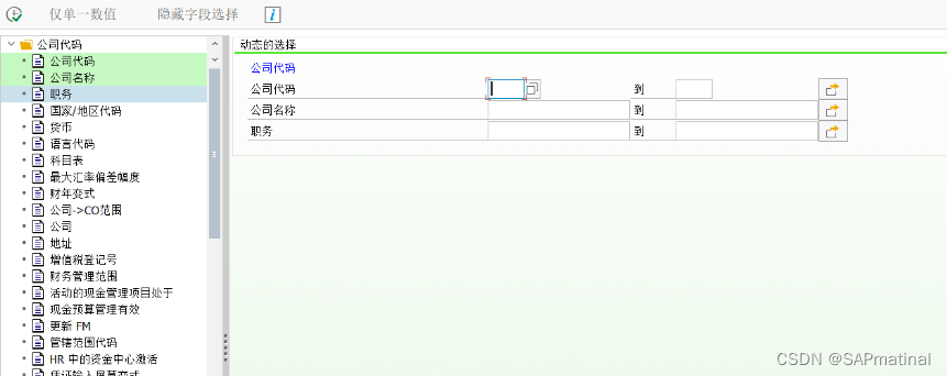 Sap Abap 动态选择屏幕 Sap Screen Dynmic Text Csdn博客