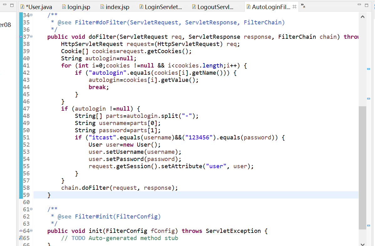 Java web11_编写loginservlet类,处理用户登陆请求,如果输入的用户名和密码正确,则发送一个用-CSDN博客