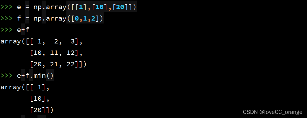 【精选】关于python中numpy的基本使用详解以及速查 Numpy在python中的用法 Lovecc Orange的博客 Csdn博客