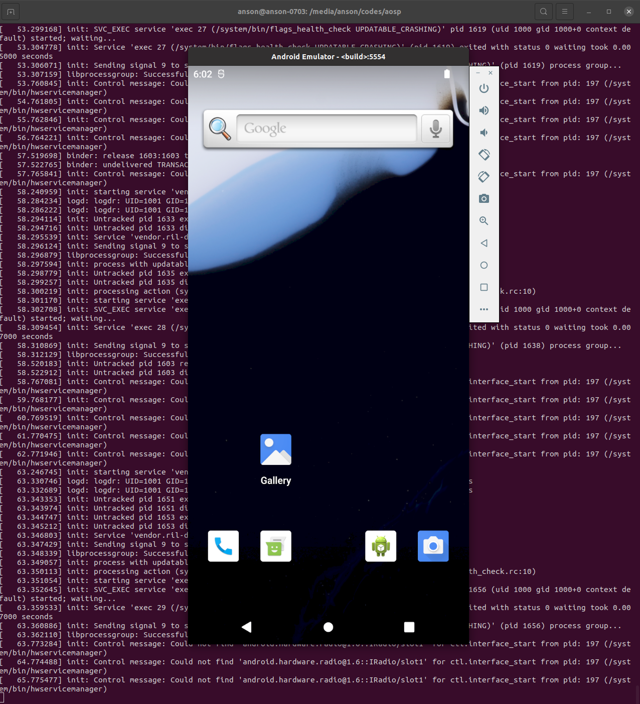 Ubuntu 20.04编译AOSP 并启动模拟器_ubantu aosp编译 如何安装模拟器-CSDN博客