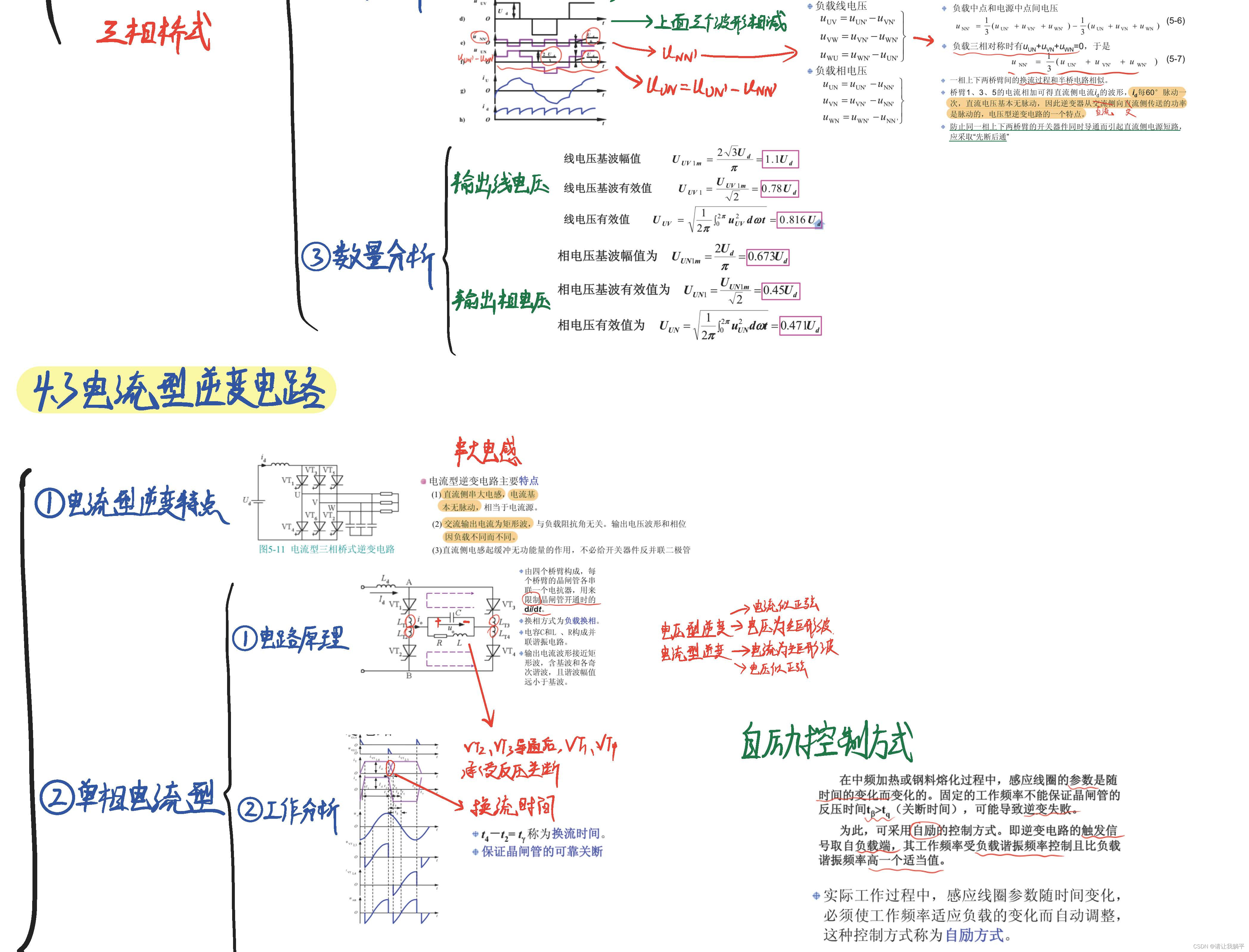 【电气专业课】电力电子技术学习笔记（思维导图）电力电子技术思维导图 Csdn博客 