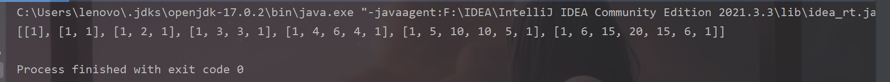 LeetCode 杨辉三角（简单、数组）day07-CSDN博客