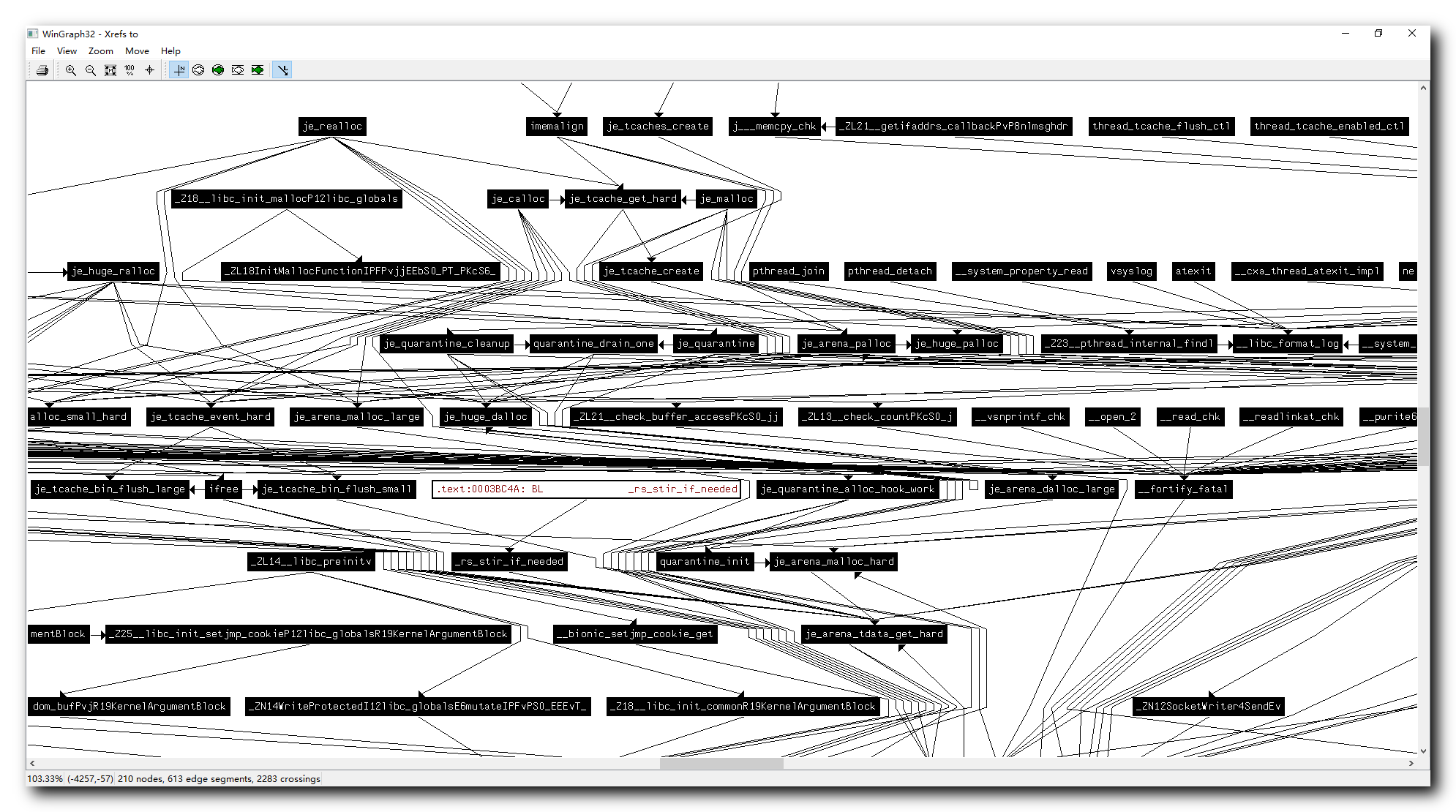 【Android 逆向】IDA 工具使用 ( 函数窗口 Function window | 创建引用图 Xrefs graph to | 创建调用图 Xrefs graph from ...
