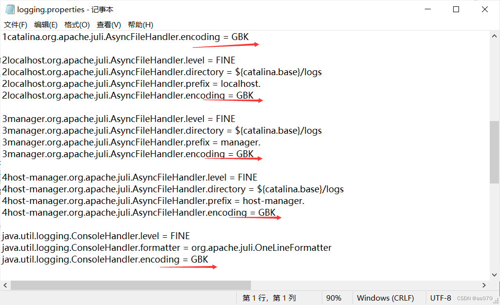 IDEA-tomcat日志乱码/tomcat-System.out.print乱码_intellij idea tomcat system.out乱码-CSDN博客