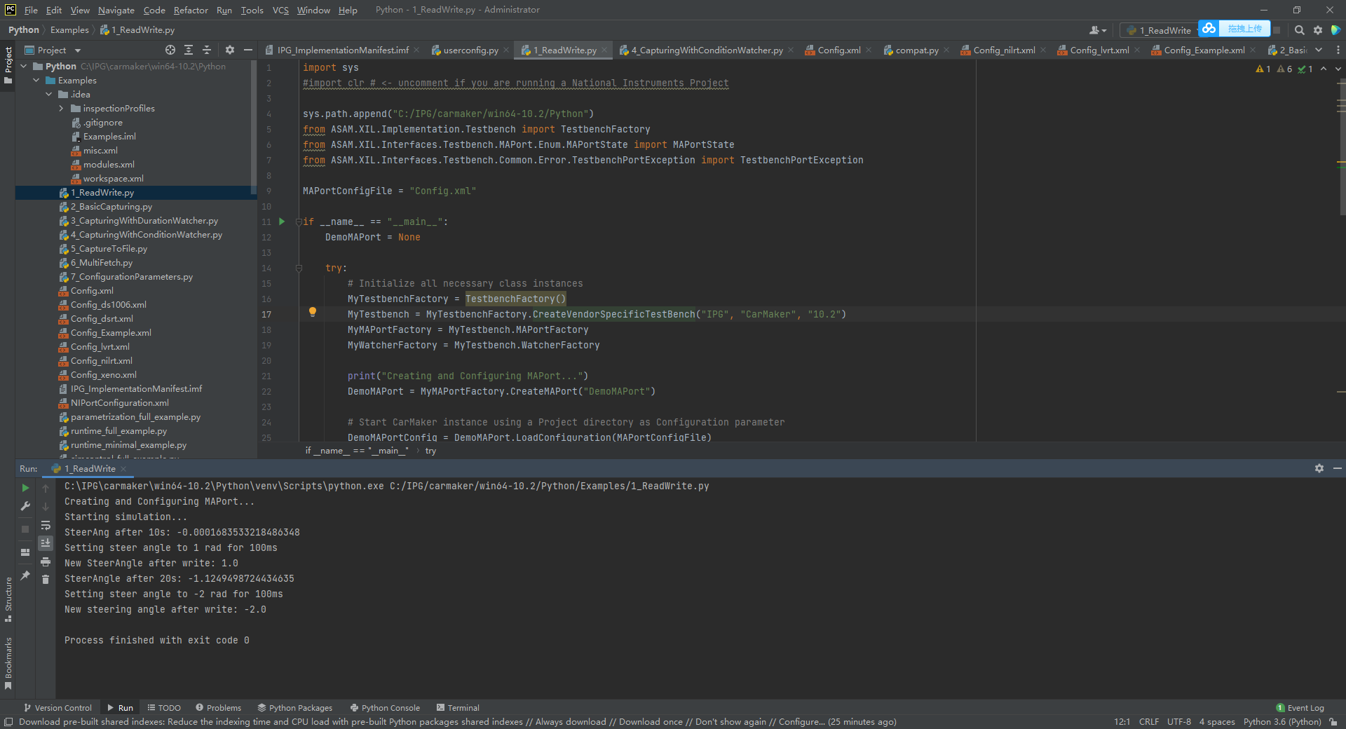 【CarMaker学习笔记】CarMaker Python API 接口使用方法_python carmaker-CSDN博客
