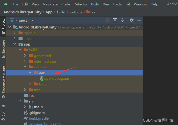 Unity与原生交互之Unity篇——AndroidStudio导出aar/jar包供Unity使用实现交互全流程（1）_unity调用jar包-CSDN博客
