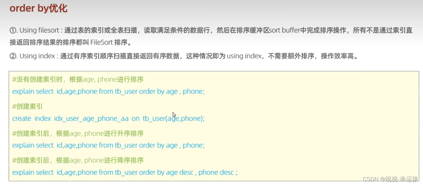 Mysql优化 Csdn博客 