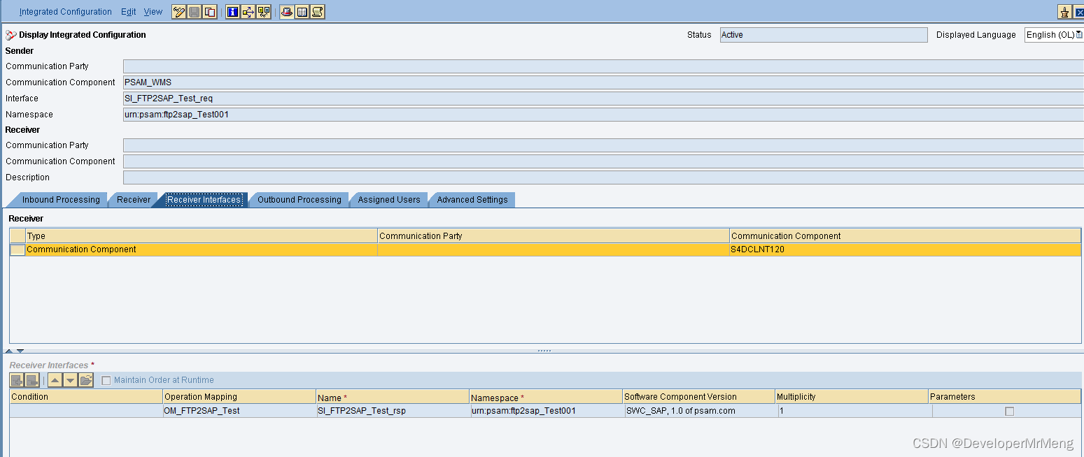 Sap Pipo File2soap 发送方使用content Conversion将文本格式转换为xml格式sap Po File Csdn博客