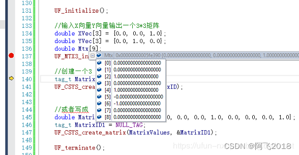 NX二次开发-输入X向量Y向量输出一个3*3矩阵UF_MTX3_initialize_mtx3 init x y z vx vy vz matrix-CSDN博客