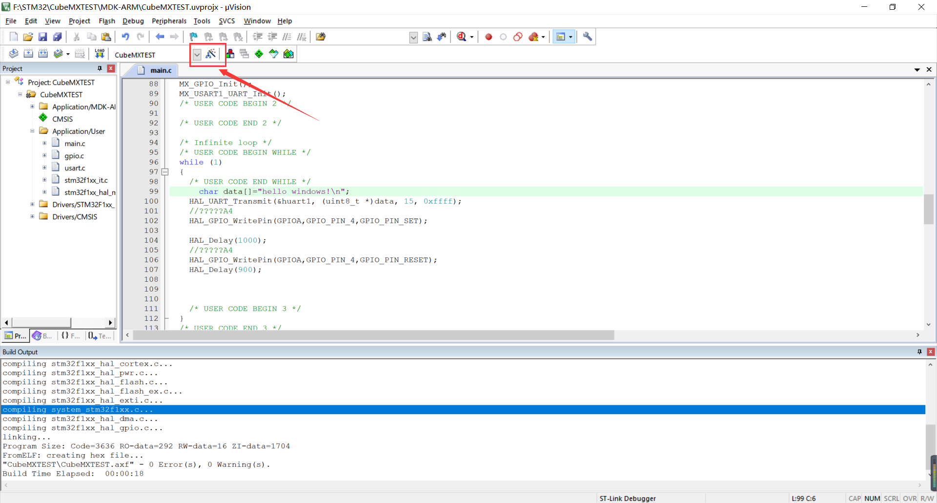 STM32 汇编程序——串口输出 Hello world_stm32串口输出实验-CSDN博客