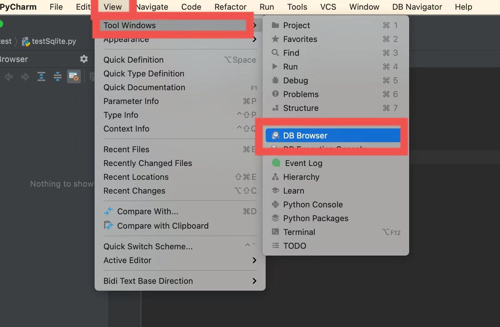 pycharm中没有找到database的解决方法如下：_pycharm database-CSDN博客