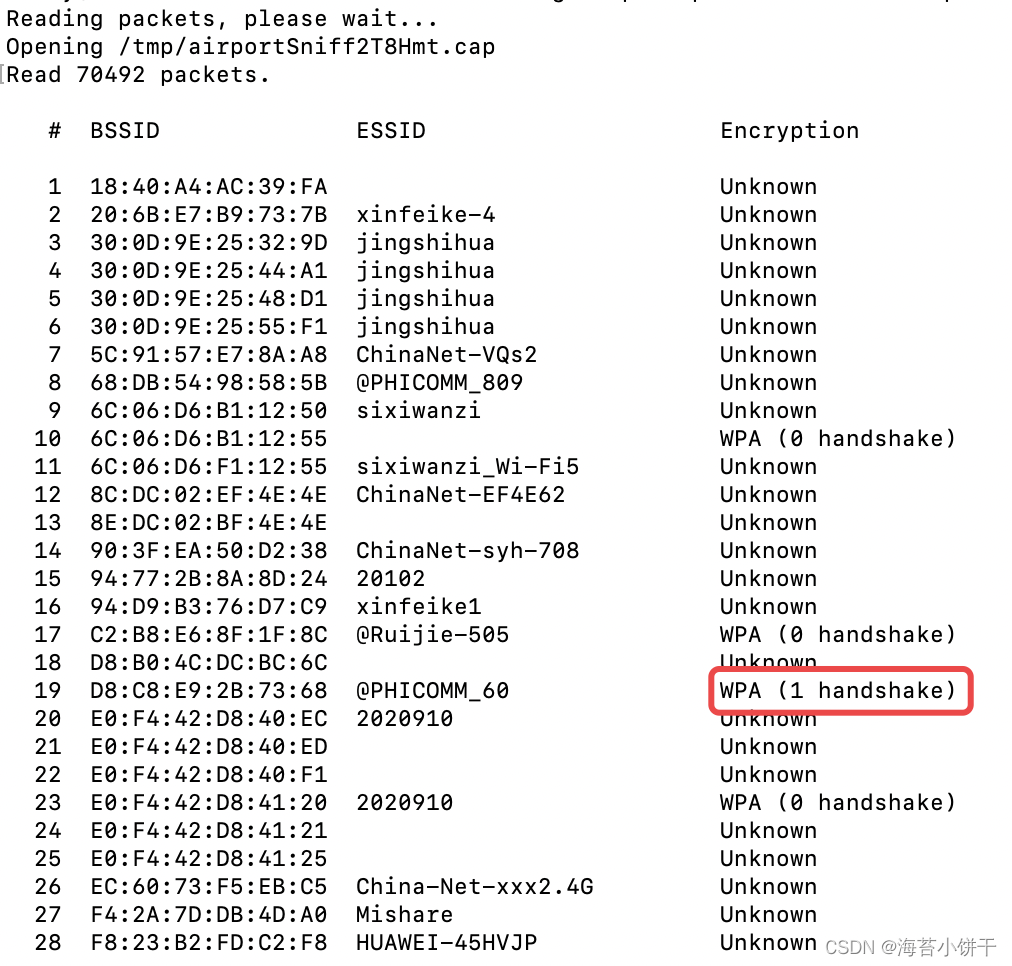 在MacOS上使用Aircrack-ng获取WiFi密码_mac aircrack-ng-CSDN博客