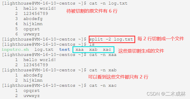 Linux命令之分割文件split_linux split-CSDN博客
