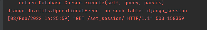 Django|session相关报错：django.db.utils.OperationalError: no such table: django_session_you have 18 ...