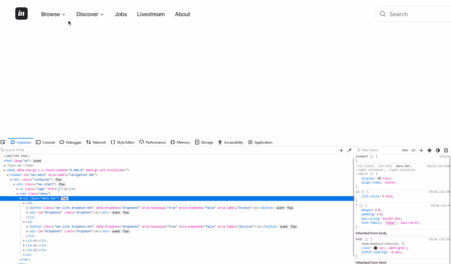 如何使用 JavaScript 构建带有下拉菜单的响应式导航栏_下拉菜单js-CSDN博客