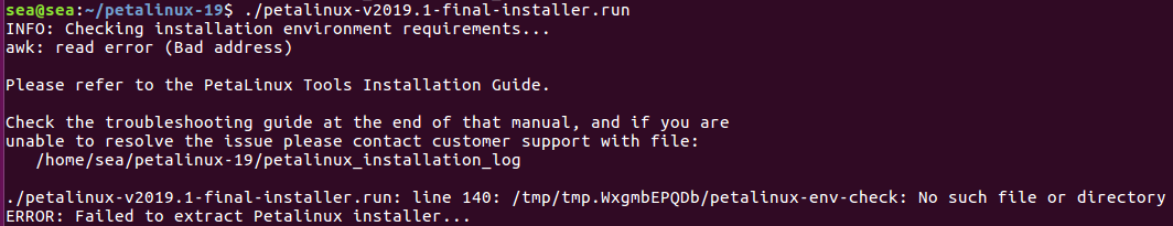 ubuntu 16.04 安装 Petalinux2019.1_please refer to the petalinux tools installation g-CSDN博客
