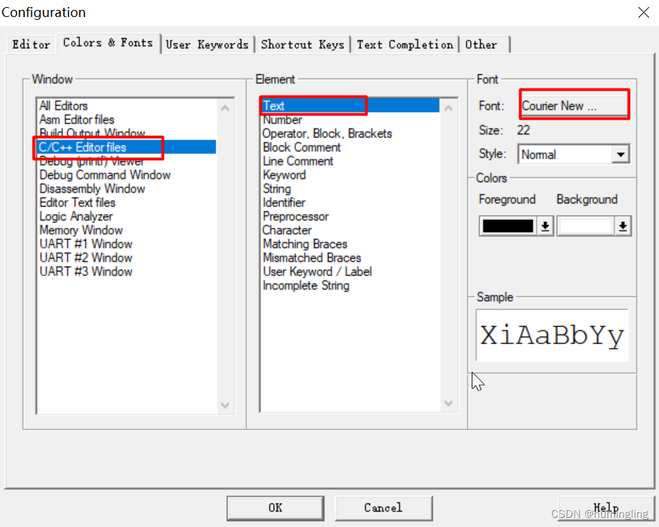 KEIL软件调节字体大小教程_keil5字体大小设置-CSDN博客