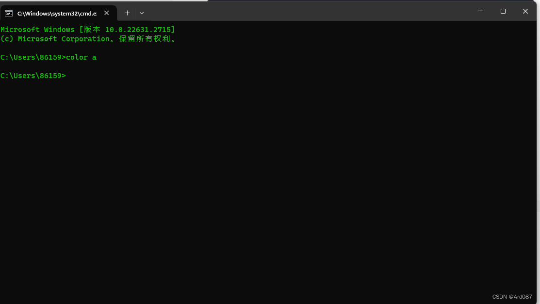 cmd 命令如何装逼 Windows11，Windows10同理_cmd装b指令-CSDN博客
